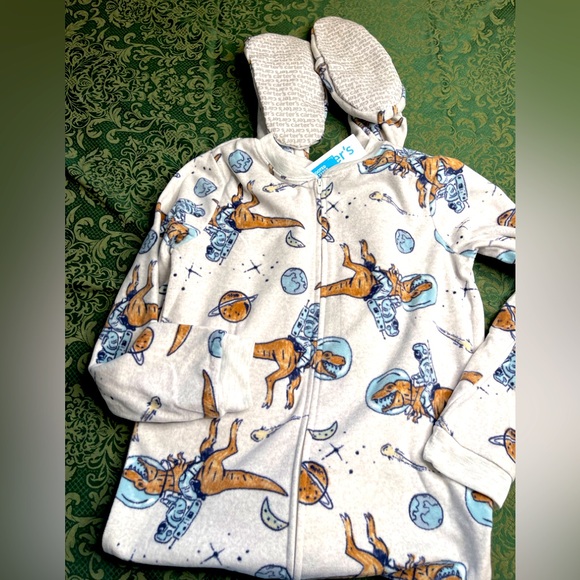 Carter's | Pajamas | Nwt 4 Or 12 T Rex Dinosaurs Astronaut Space ...